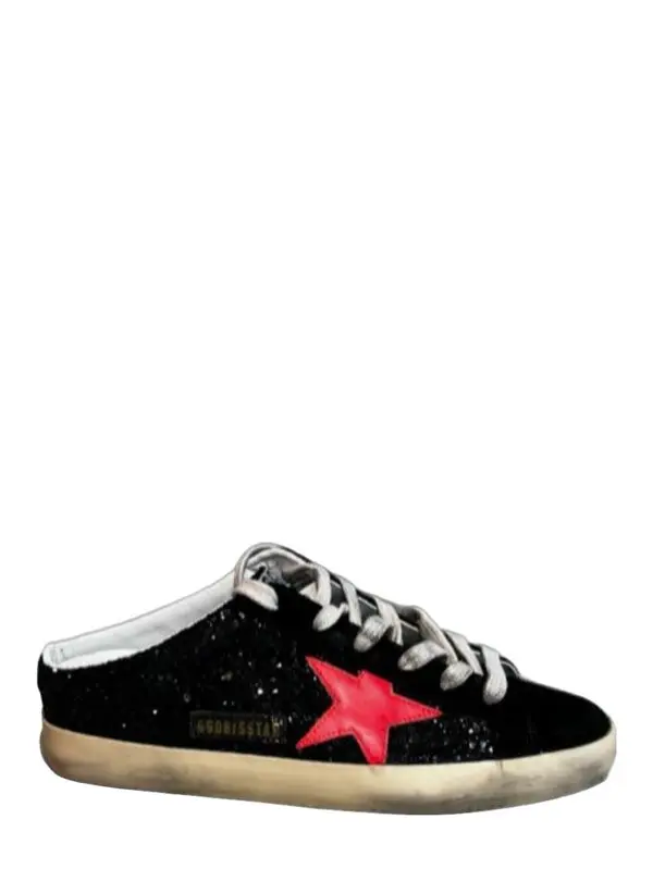 GOLDEN GOOSE Super-star Sabot Slip-on Sneakers - Black