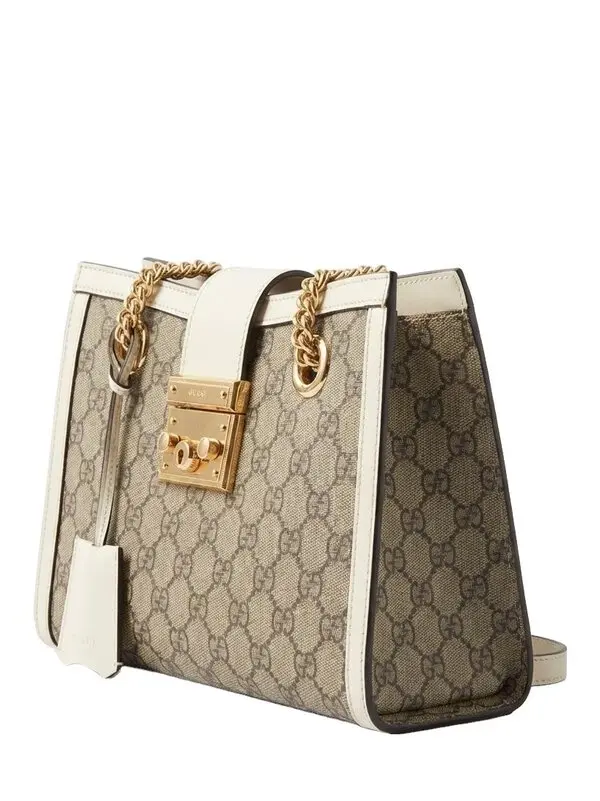 Gucci Padlock Gg Small Shoulder Bag - Nude