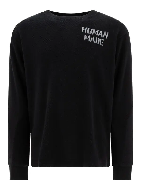 HUMAN MADE Thermal T-shirt - Black