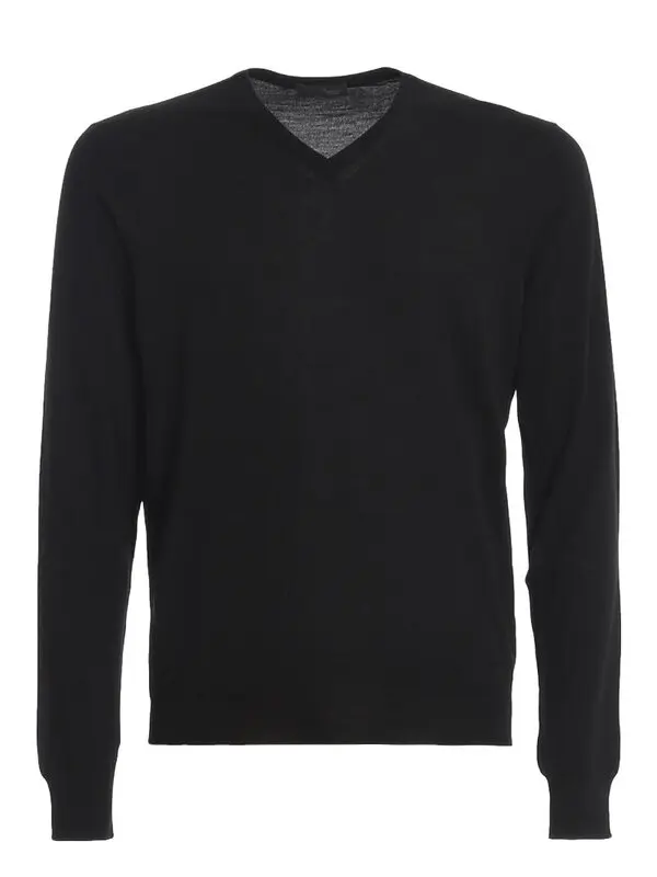 DRUMOHR V-neck Jumper - Black