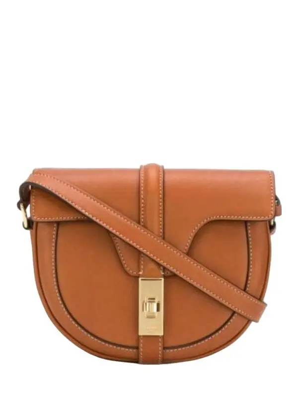 Celine Small Besace 16 Bag In Natural Calfskin - Tan