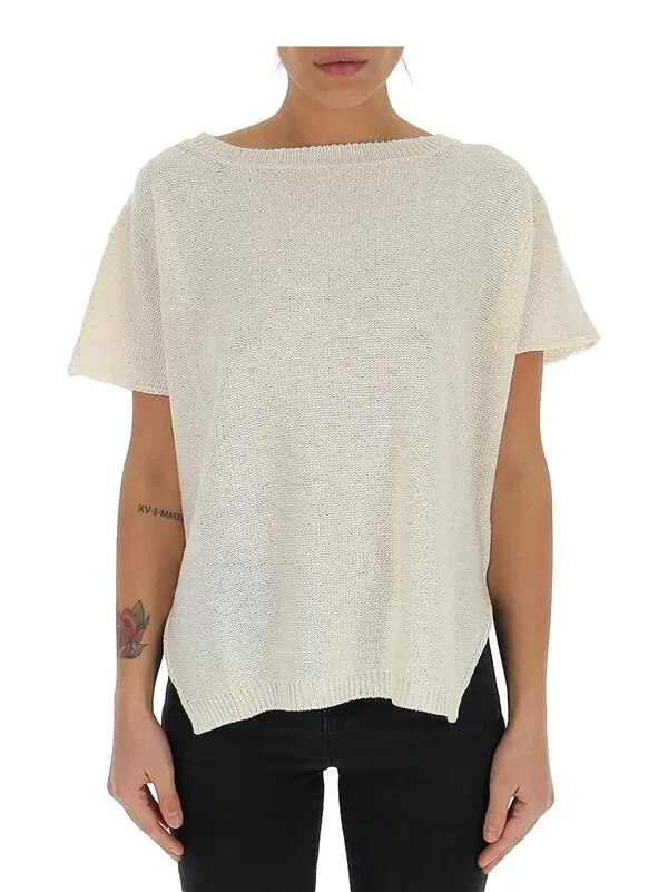 Fabiana Filippi Round Neck T-shirt - White