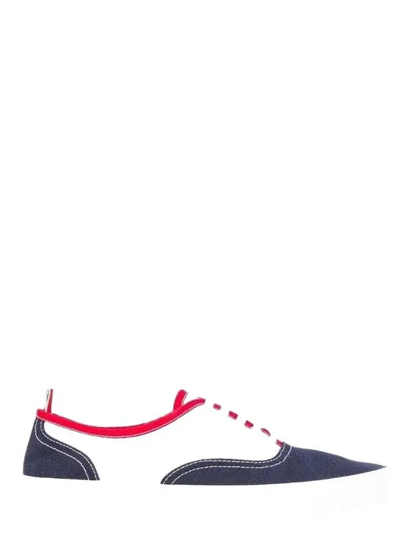 Thom Browne Heritage Canvas Sneakers - Black