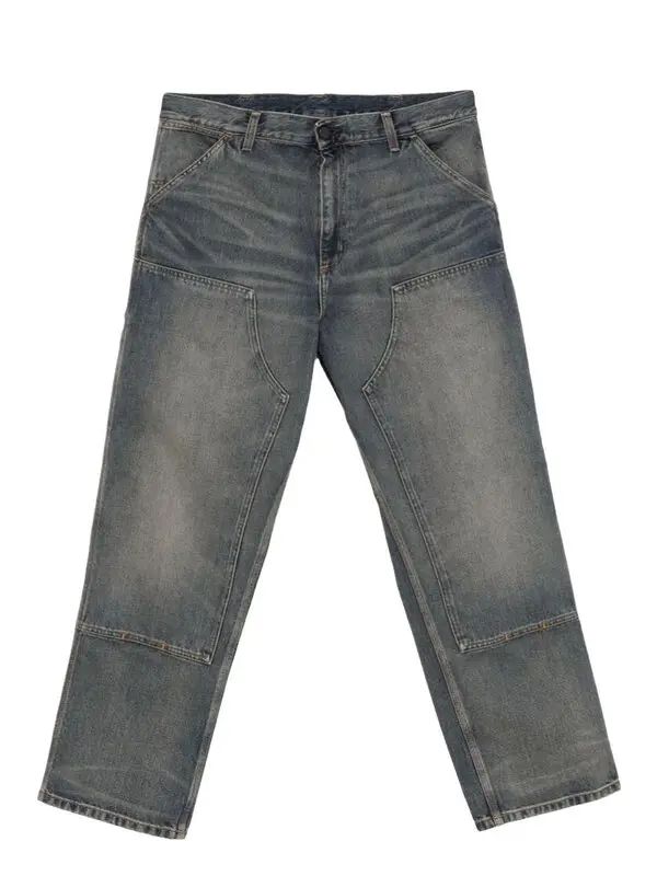 Carhartt Work In Progress Double Knee Jeans - Blue