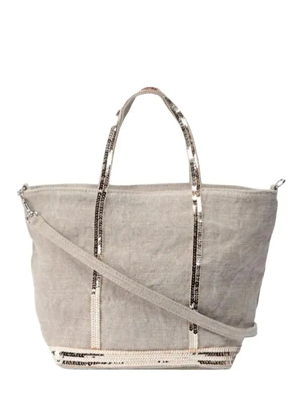 Vanessa Bruno Sequined Tote Bag - Nude
