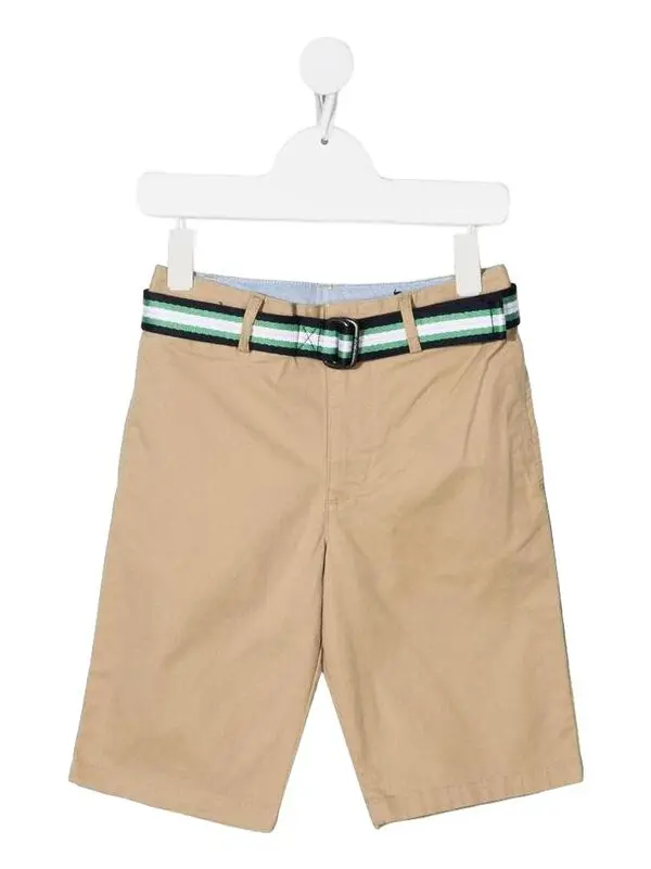 Polo Ralph Lauren Belted Striped Shorts - Nude