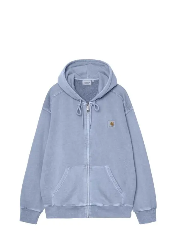Carhartt Work In Progress Zip Up Hoodie - Soft Blue