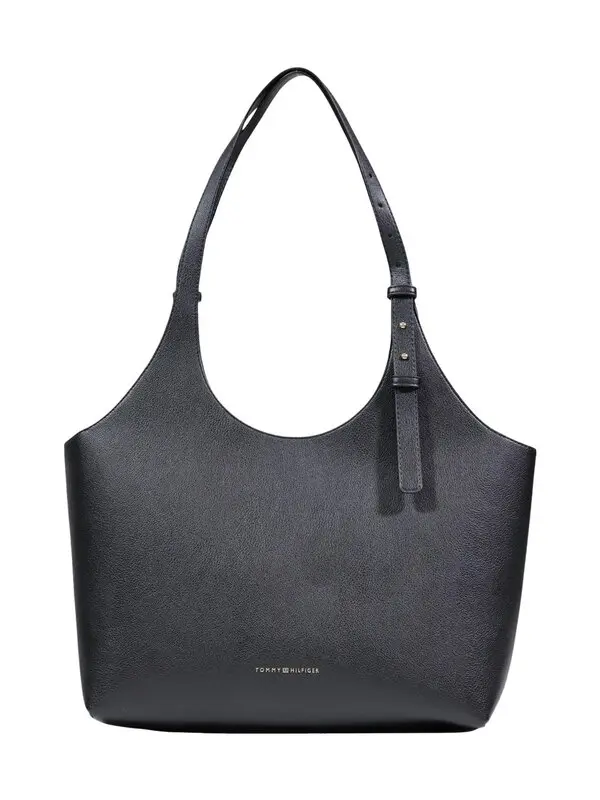 Tommy Hilfiger Logo Detail Tote Bag - Black