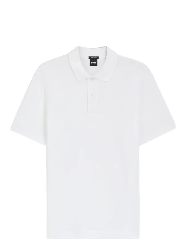 Hugo Boss Pallas Regular Fit Polo Shirt - White