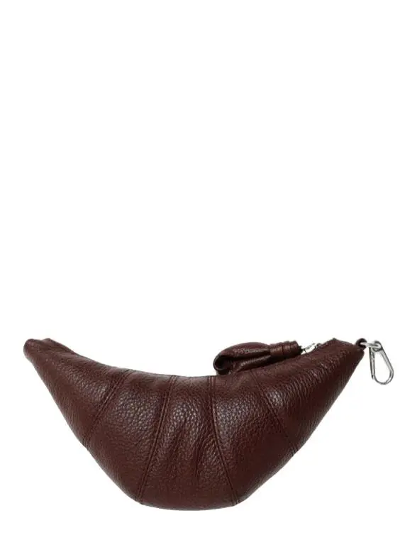 LEMAIRE Croissant Wallet With Strap - Tiramisu