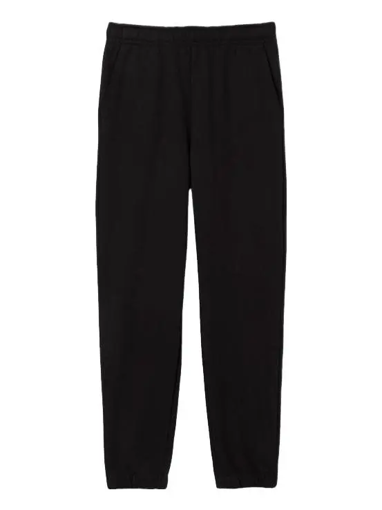Lacoste Solid Fleece Sweatpants - Black