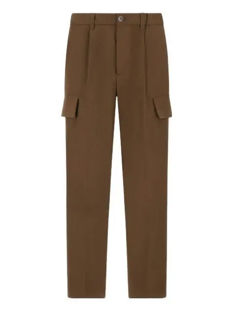 Herno Relaxed Fit Cargo Trousers - Brown