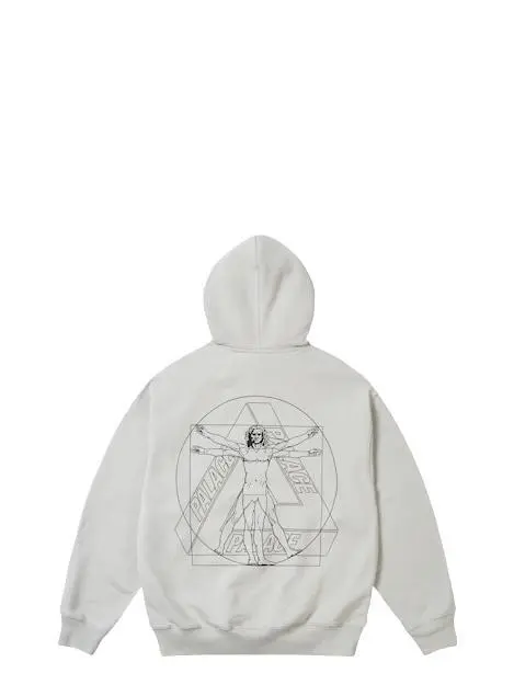 PALACE Paltruvian Tri Hoodie - Concrete Grey