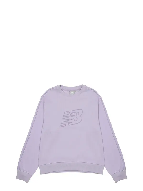 NEW BALANCE Logo Sweatshirt - Purple