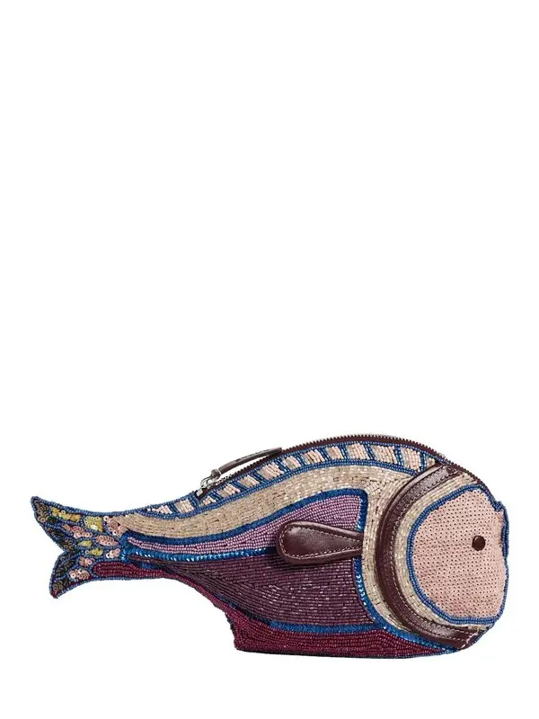 Staud Pesce Clutch - Ultraviolet