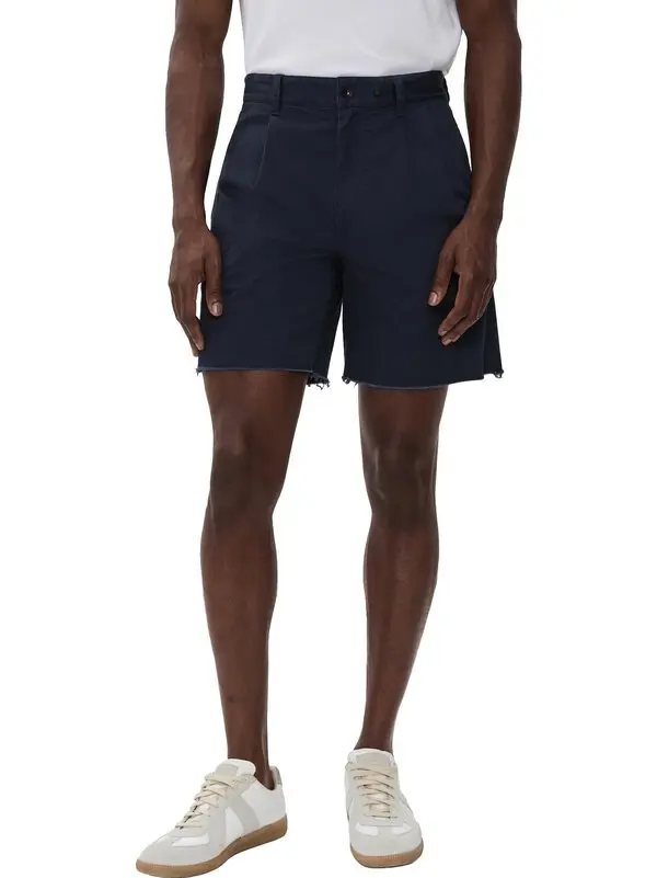 Rag & Bone Chino Shorts With Raw Edge Hem - Sal