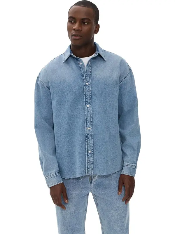 FRAME Relaxed Denim Shirt - Suntrace