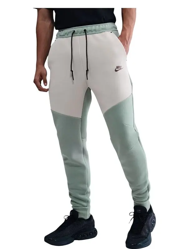 Nike Tech Fleece Joggers - Dusty Sage/light Orewood Brown/plum Eclipse