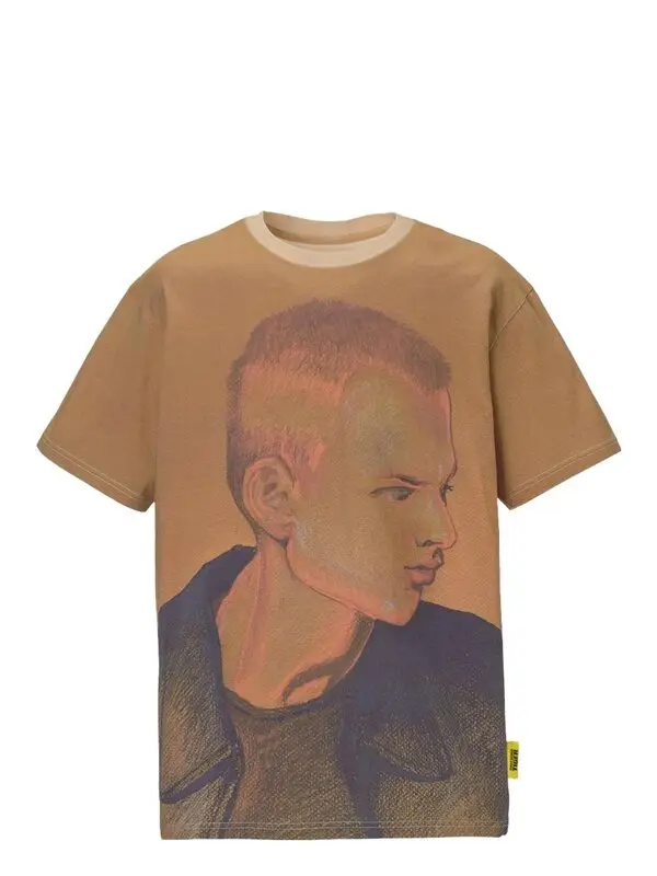Onitsuka Tiger Denivita Graphic Tee - Brown