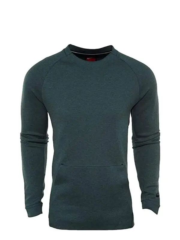 Nike Tech Fleece Crew Neck Sweatshirt - Hasta Heather Green
