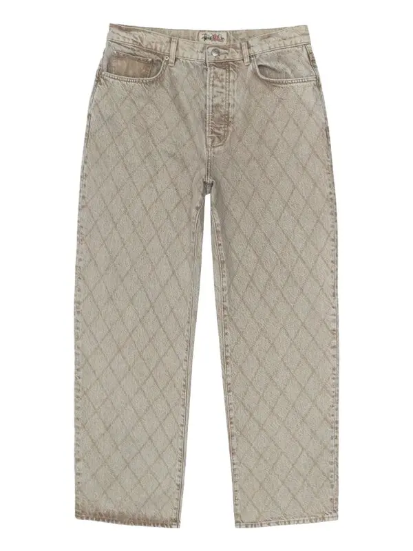 StÜssy Big Ol Jean Quilted Denim - Khaki