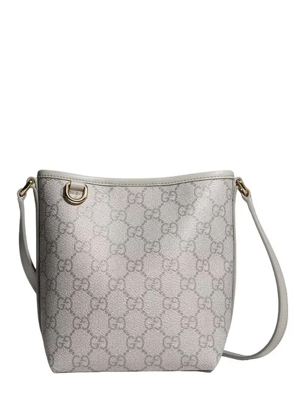 Gucci Gg Emblem Nano Bucket Bag - Grey
