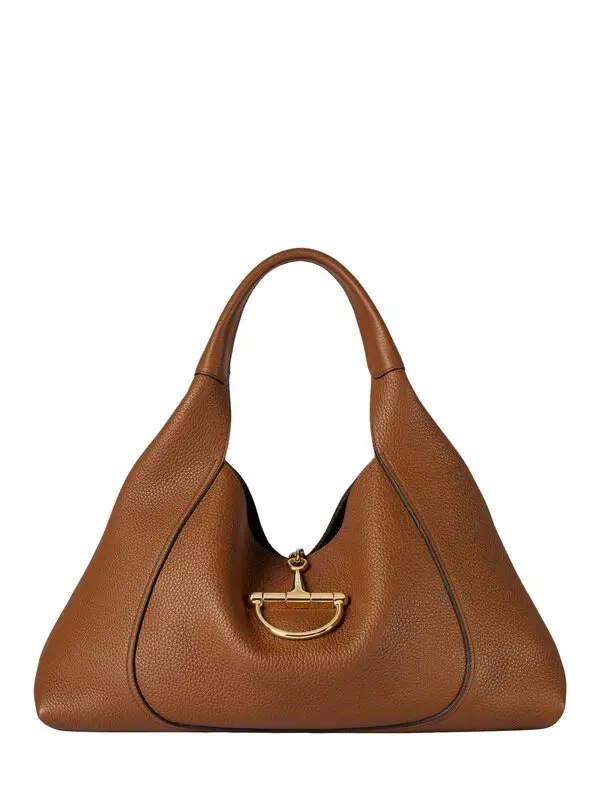 Gucci Softbit Maxi Shoulder Bag - Brown
