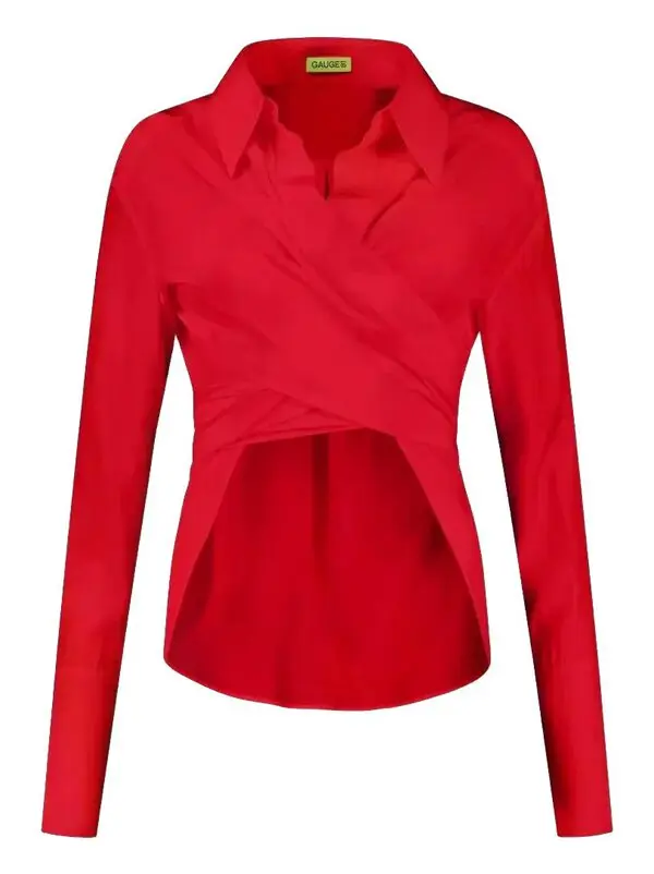 Gauge81 Sabinas Wrap Shirt - Red