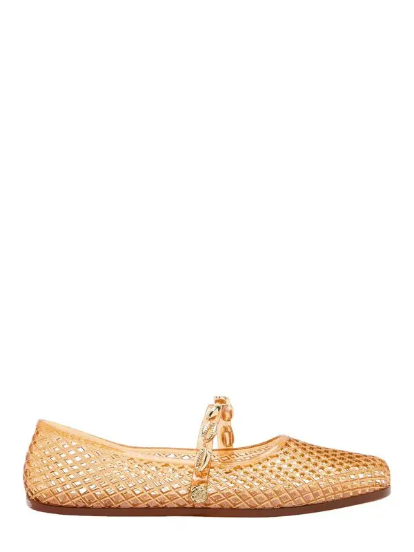 ANCIENT GREEK SANDALS Iro Shell-embellished Sandals - Caramel