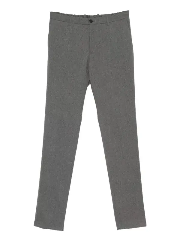 Incotex Straight-leg Tailored Trousers - Grey