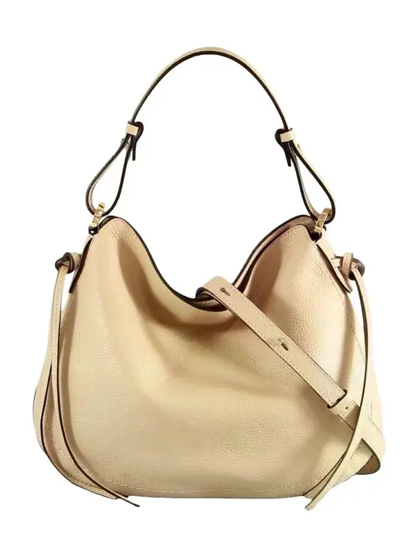 LORISTELLA Carola Grainy-leather Tote Bag - Neutrals