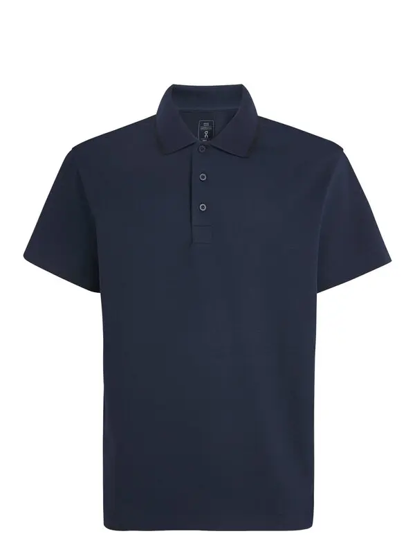 On Courtside Polo Shirt - Navy