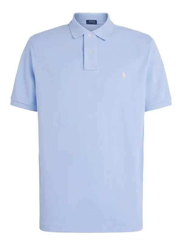 Polo Ralph Lauren Cotton Mesh Classic-fit Polo Shirt - Blue