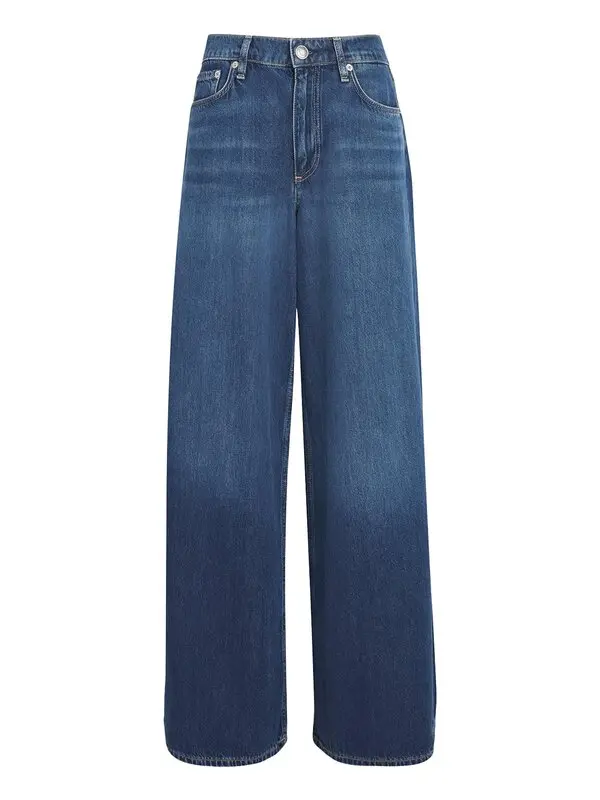 Rag & Bone Sofie Wide-leg Jeans - Blue