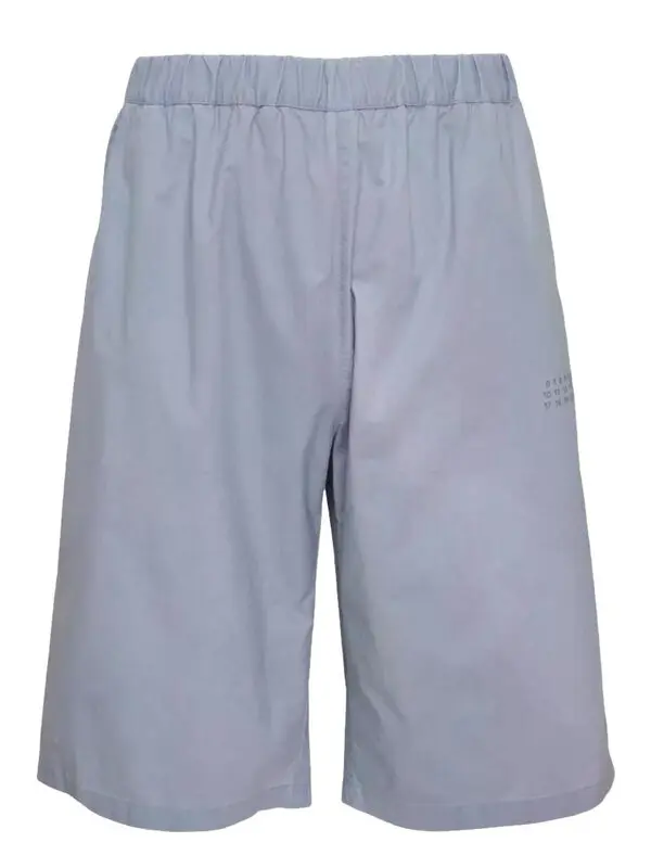 MAISON MARGIELA Logo Print Shorts - Blue