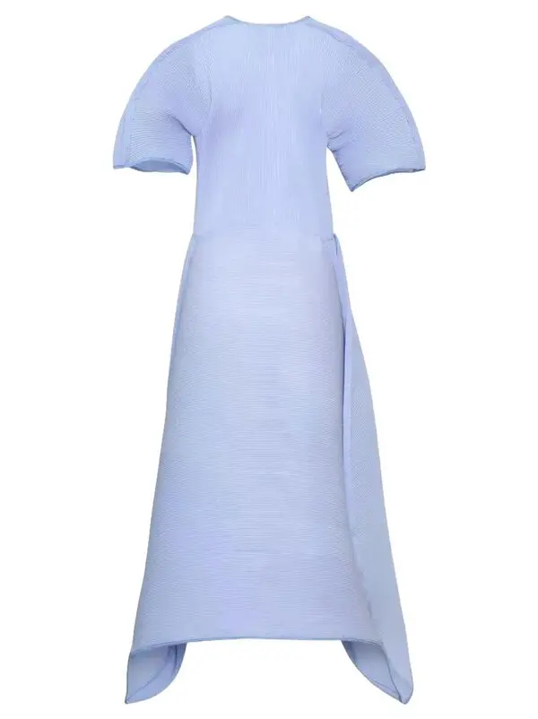 MELITTA BAUMEISTER Light Ripple Texture Dress - Blue