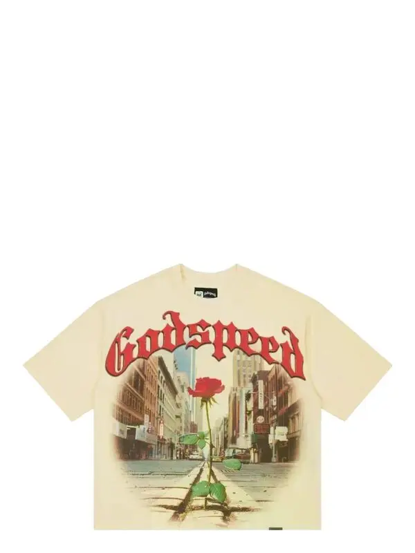 GODSPEED Graphic-print T-shirt - Neutrals