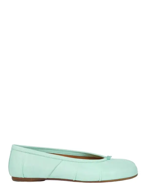MAISON MARGIELA Tabi Leather Ballet Flats - Blue