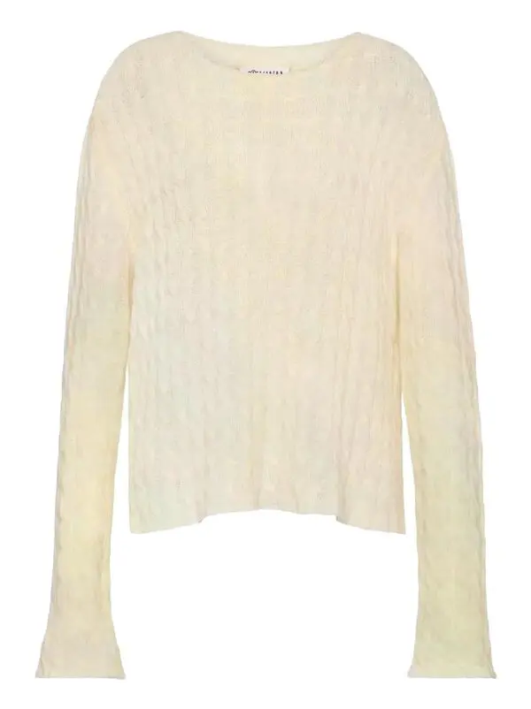 MAISON MARGIELA Cable Knit Cardigan - Neutrals