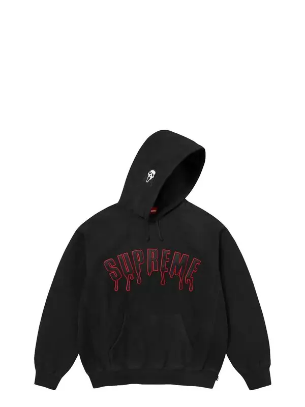 Supreme Ghostface® Arc Long-sleeves Hoodie - Black