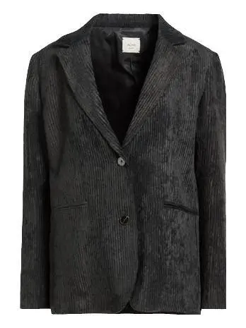 ALYSI Single-breasted Viscose Blazer - Grey