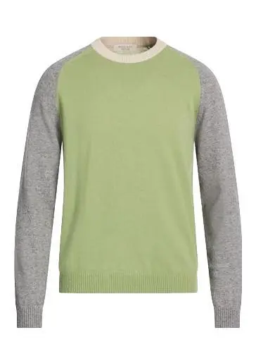 WOOL & CO Multicolor Crewneck Sweater - Green