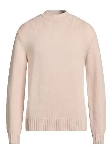 WOOL & CO Blush Merino Wool Crewneck Sweater - Pink