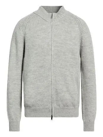 DANIELE FIESOLI Light Merino Wool And Alpaca Wool Cardigan - Grey