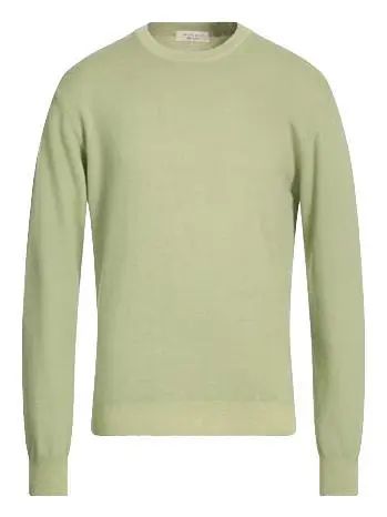 WOOL & CO Light Merino Wool Crewneck Sweater - Green