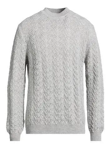 DANIELE FIESOLI Merino Wool & Alpaca Crewneck Sweater - Light Grey