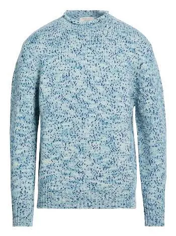 WOOL & CO Sky Merino Wool Sweater - Blue