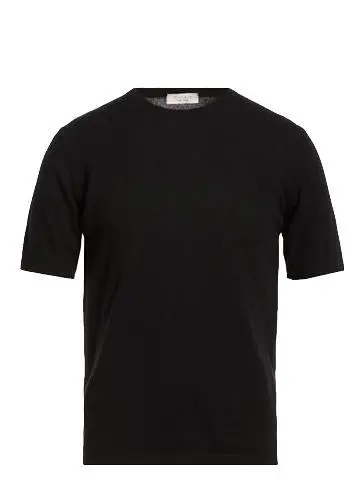 WOOL & CO Merino Wool And Cashmere Crewneck Sweater - Black
