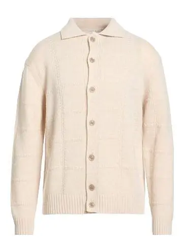 WOOL & CO Lightweight Wool Cardigan - Beige