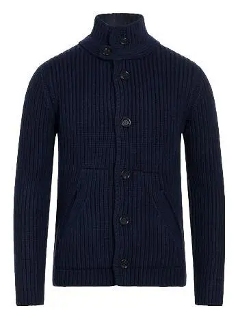 DANIELE FIESOLI Merino Wool And Polyamide Cardigan - Blue